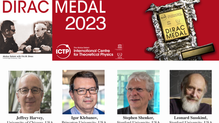 Dirac Medal Ceremony 24 April | ICTP